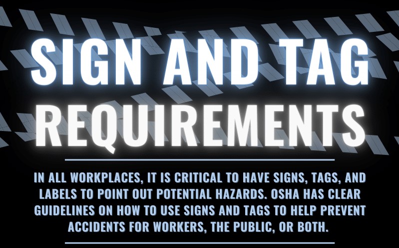 Infographic: Sign and Tag Requirements - Facilities Management Advisor