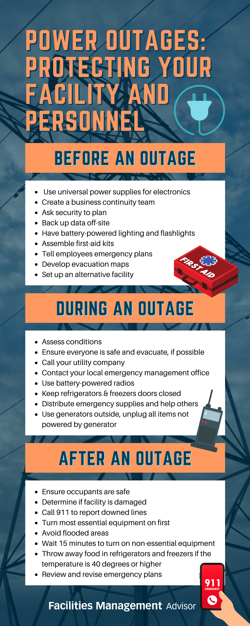 Infographic: Power Outages - Protecting Your Facility and Personnel ...